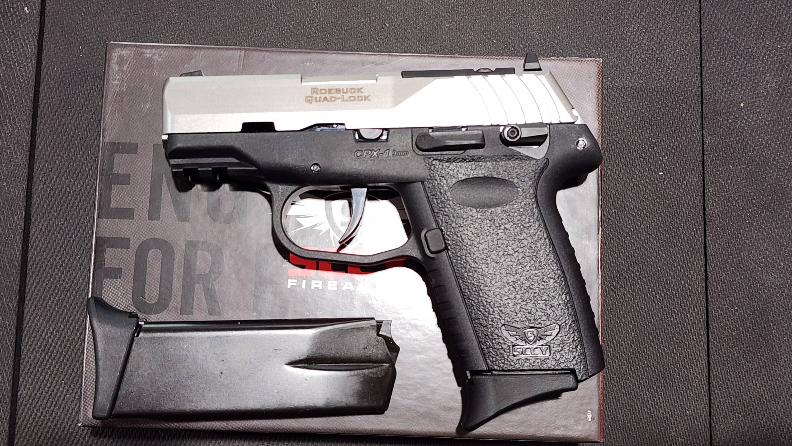 SCCY CPX1 Black & SS, RDR & Safety 9mm 2mags CPX-1TTBKRDRG3 NIB | Ellis ...