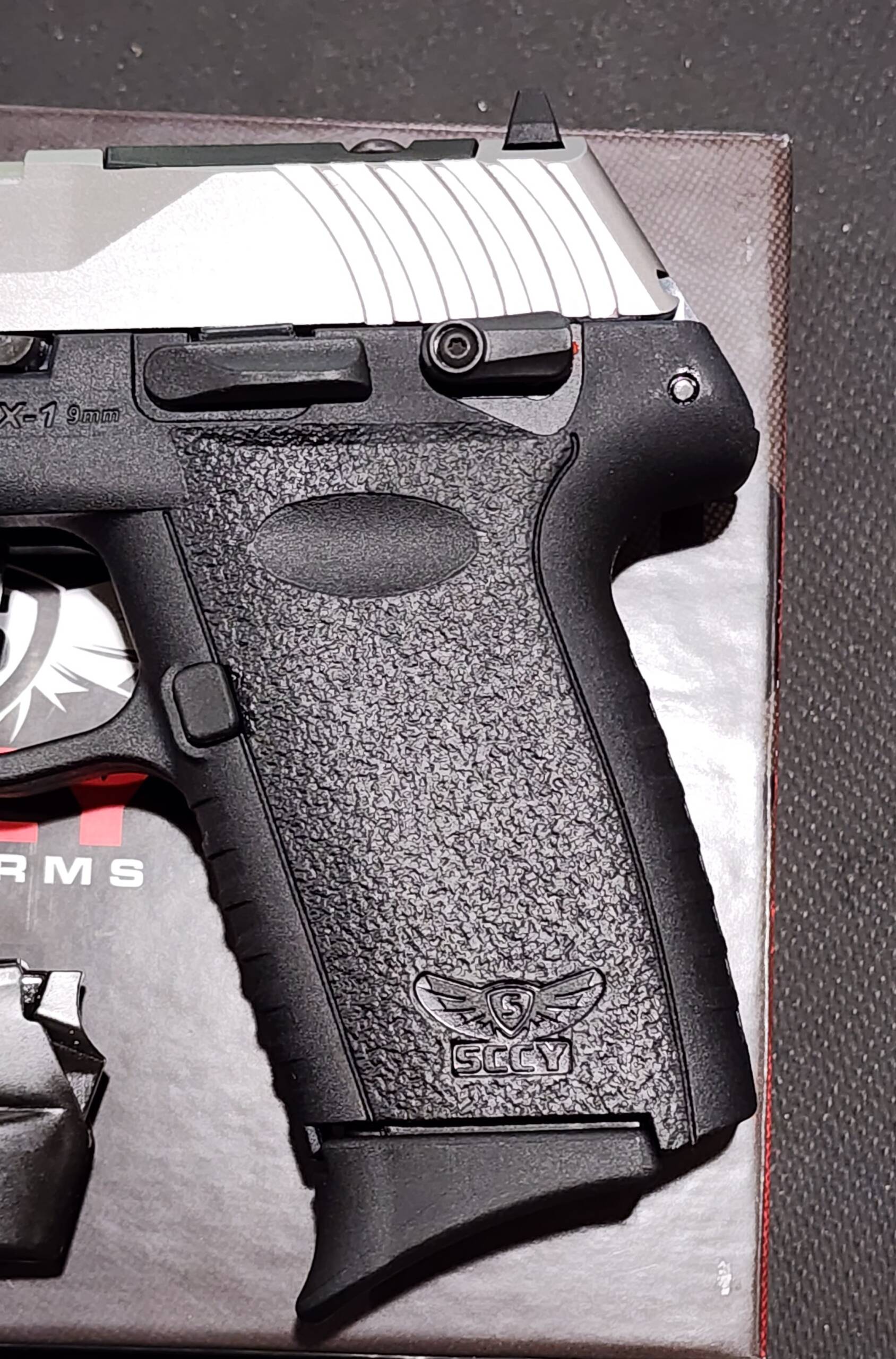SCCY CPX1 Black & SS, RDR & Safety 9mm 2mags CPX-1TTBKRDRG3 NIB | Ellis ...