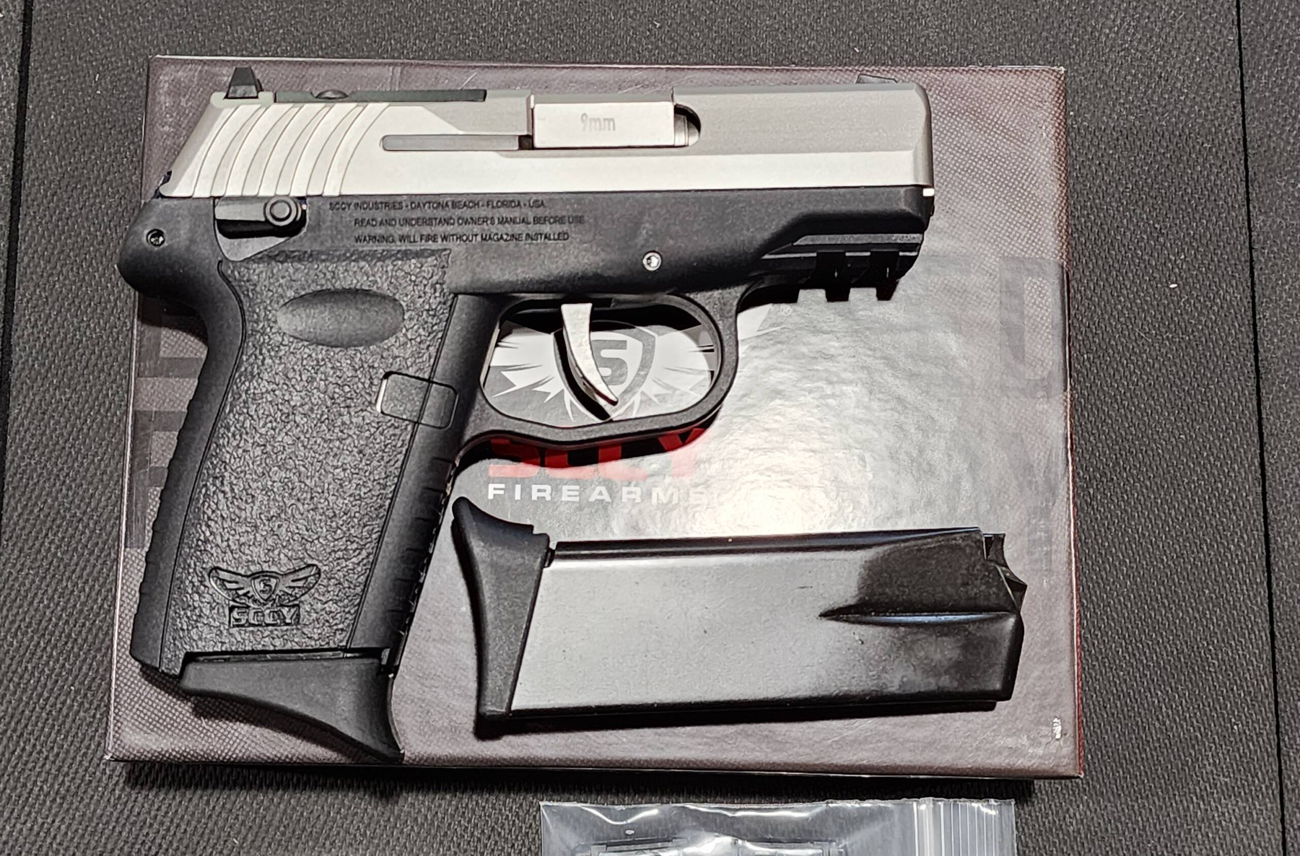 SCCY CPX1 Black & SS, RDR & Safety 9mm 2mags CPX-1TTBKRDRG3 NIB | Ellis ...