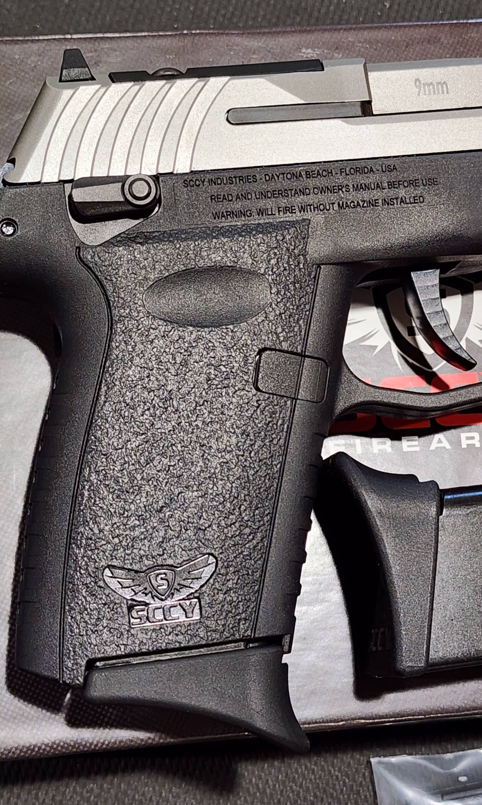 SCCY CPX1 Black & SS, RDR & Safety 9mm 2mags CPX-1TTBKRDRG3 NIB | Ellis ...