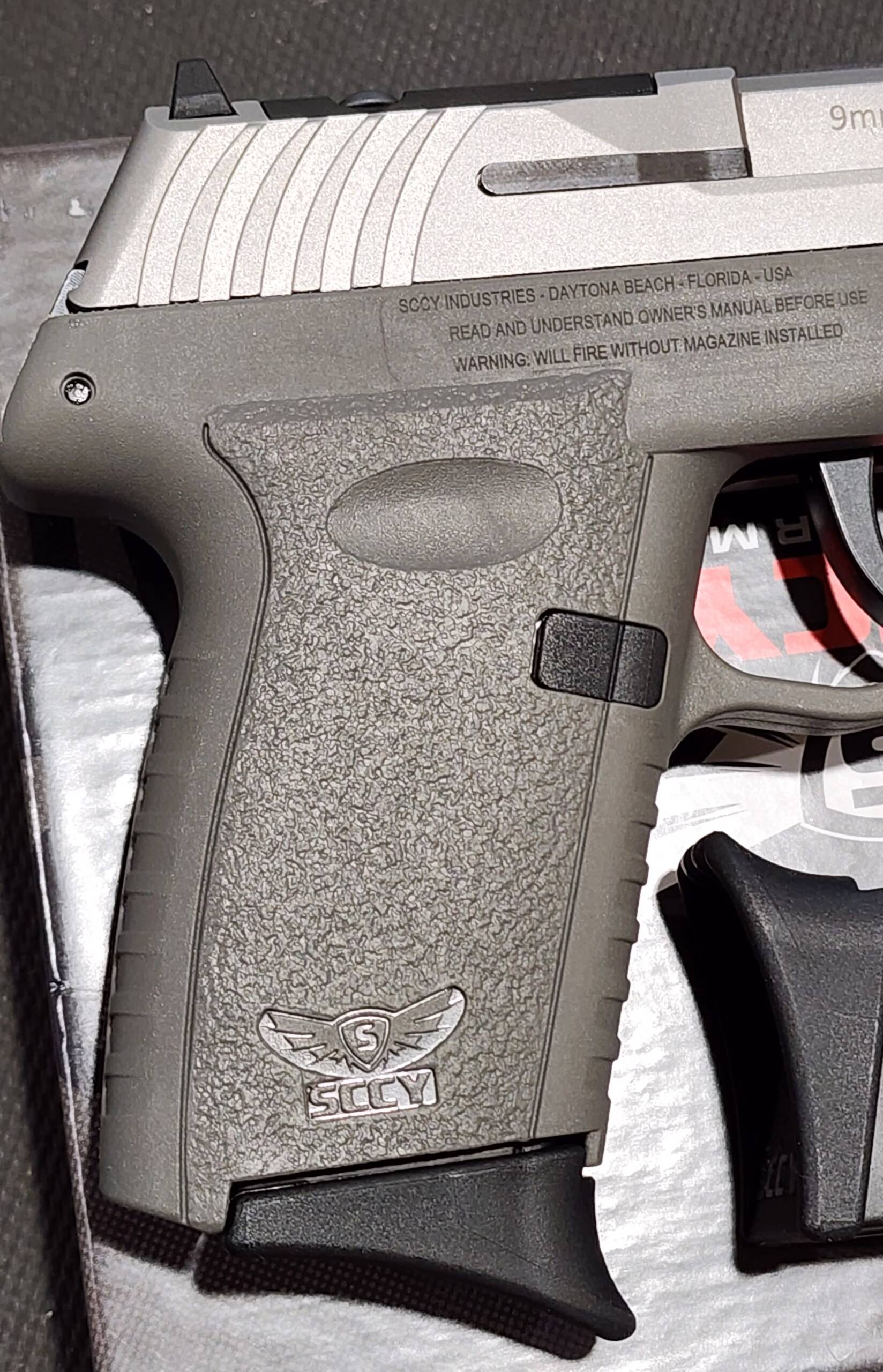 SCCY CPX2 Gray & Stainless, RDR 9mm 2mags CPX-2TTSGRDRG3 NIB | Ellis ...